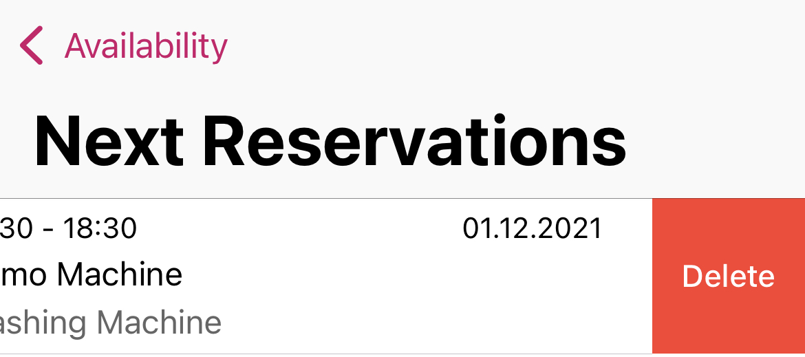 📅 Check Availability and Reserve Machine - washMaster Mobile App