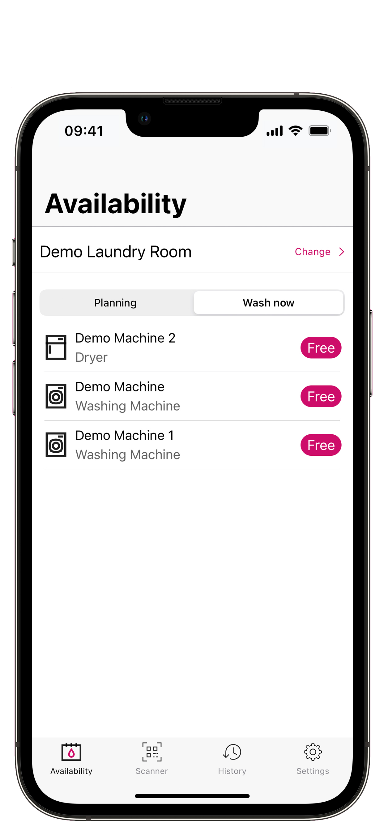 📅 Check Availability and Reserve Machine - washMaster Mobile App